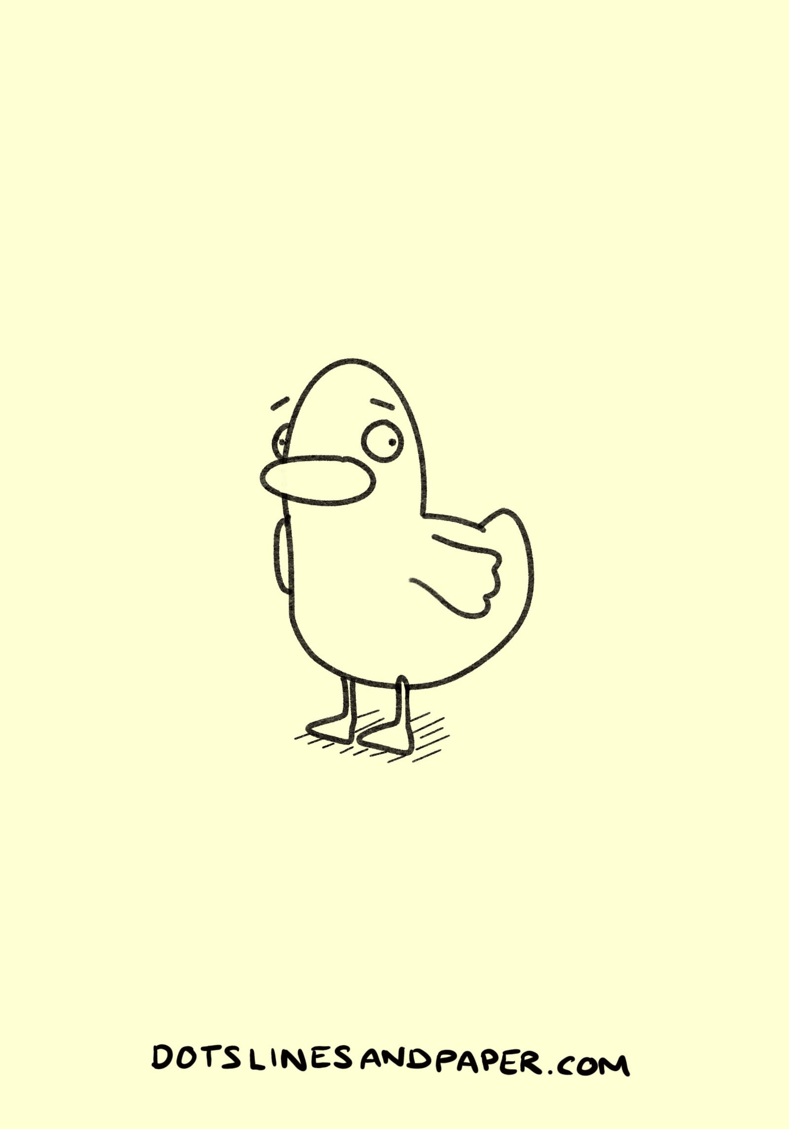 21 Easy & Cute Duck Drawing Ideas 🦆