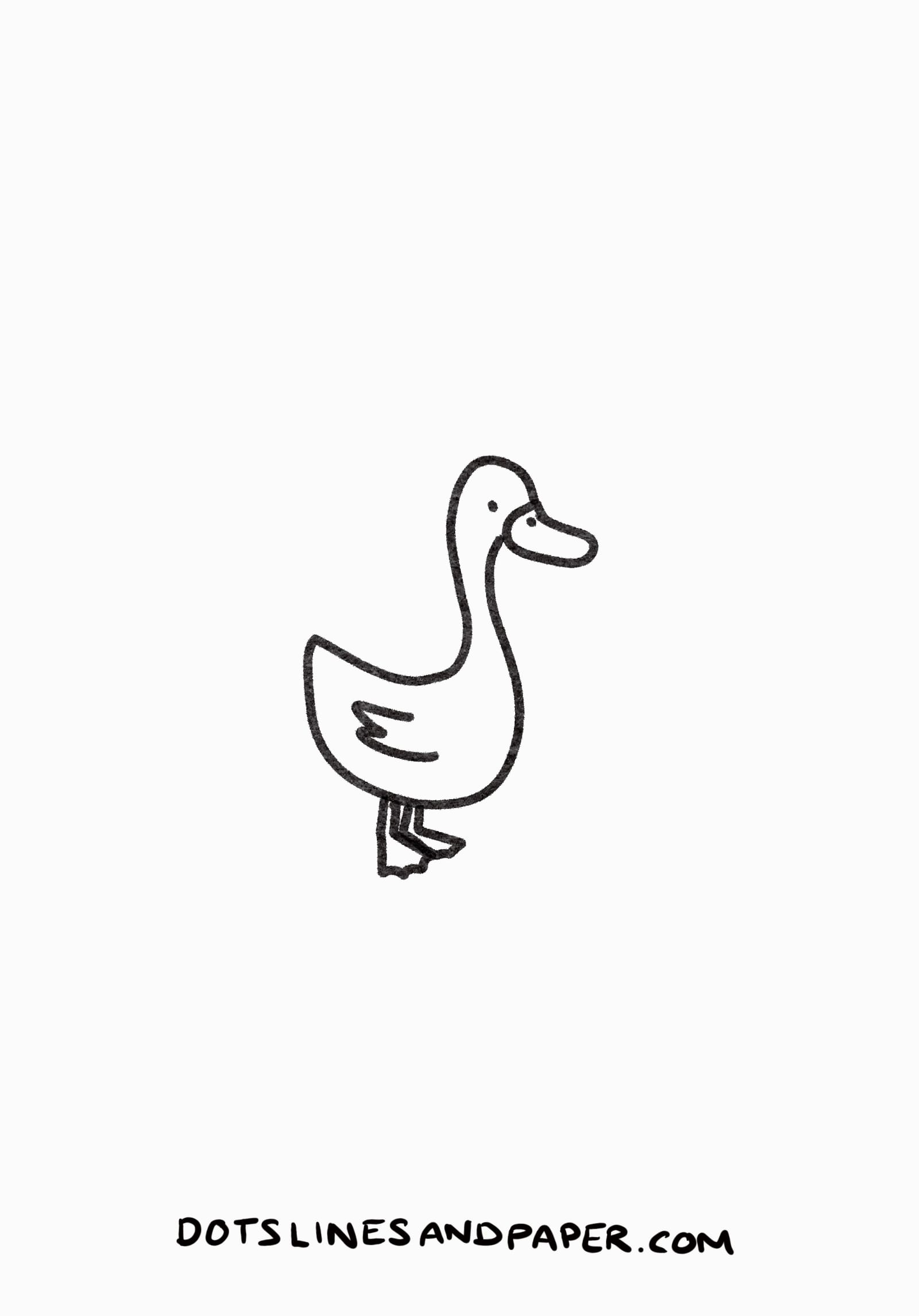 21 Easy & Cute Duck Drawing Ideas 🦆