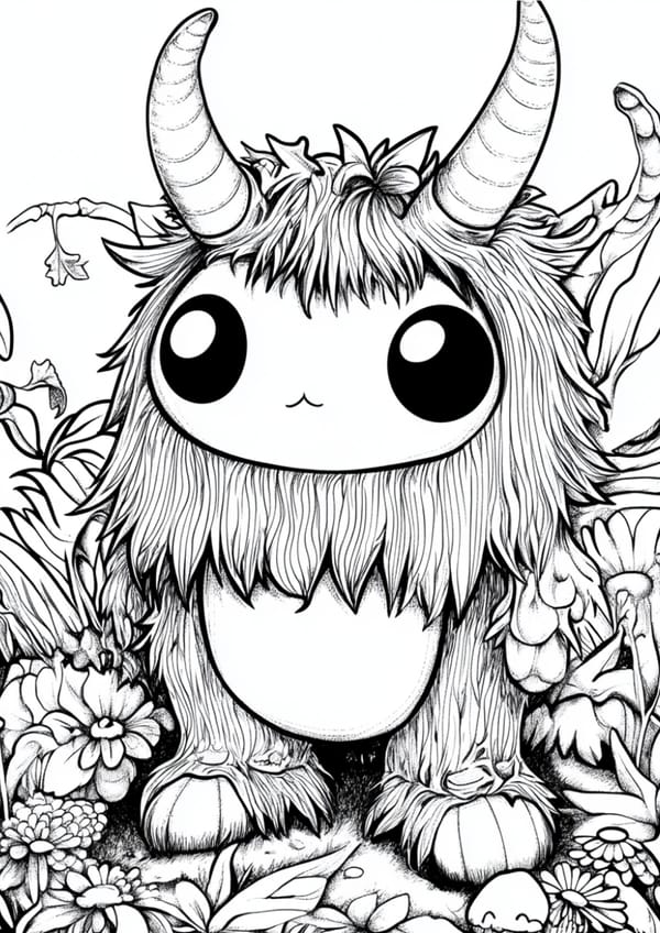 57 Cute Fantasy Creature Colouring Pages 🦄