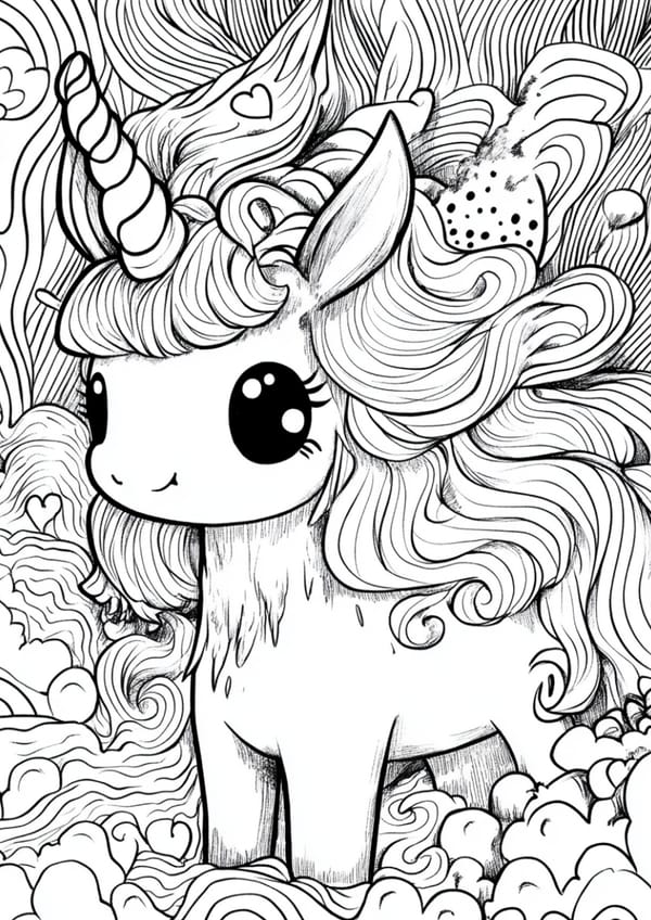 57 Cute Fantasy Creature Colouring Pages 🦄