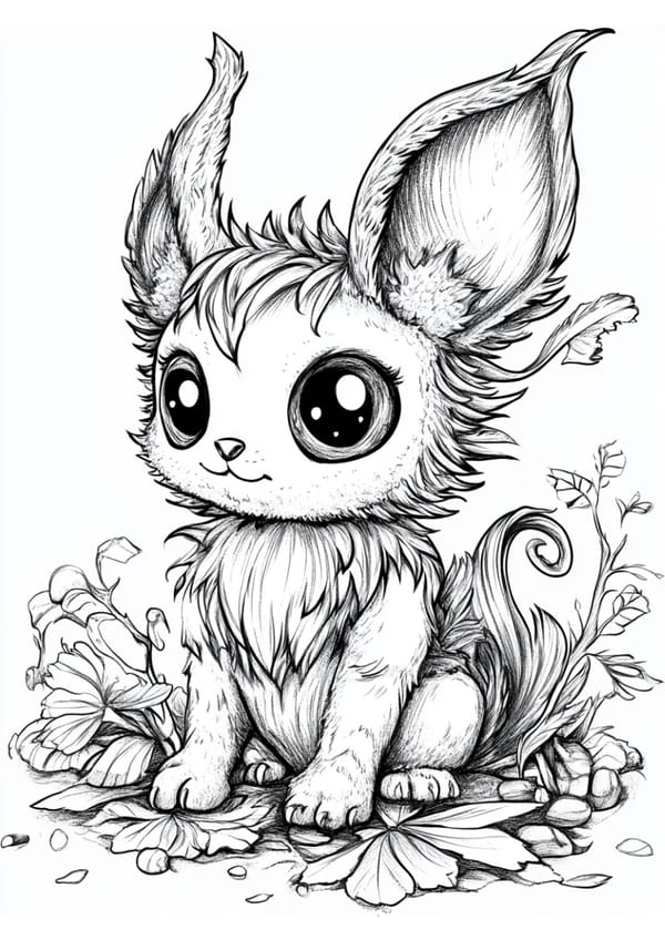 57 Cute Fantasy Creature Colouring Pages 🦄