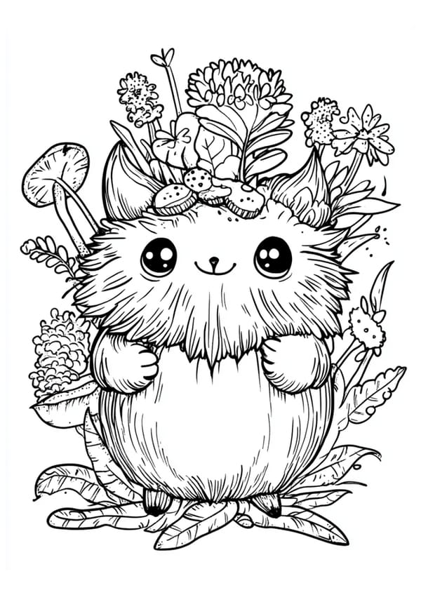57 Cute Fantasy Creature Colouring Pages 🦄