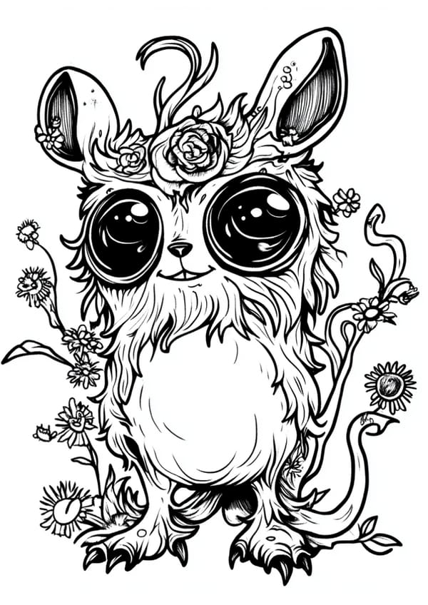 57 Cute Fantasy Creature Colouring Pages 🦄