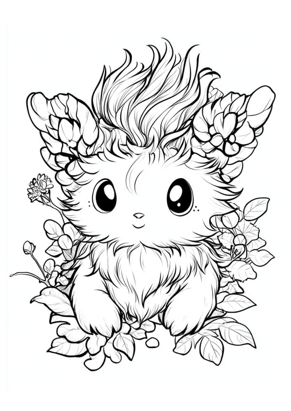 57 Cute Fantasy Creature Colouring Pages 🦄
