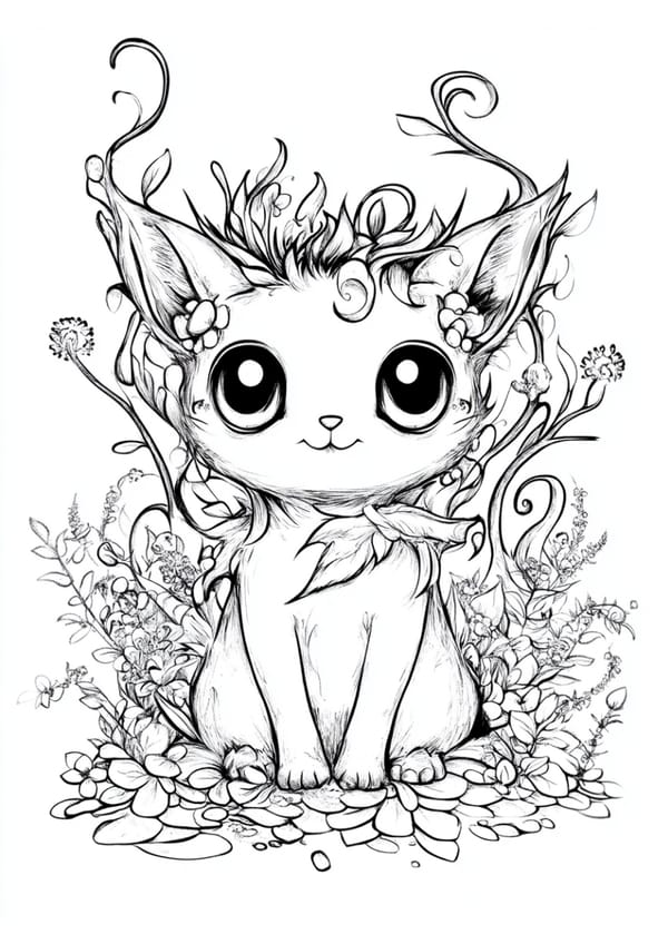57 Cute Fantasy Creature Colouring Pages 🦄